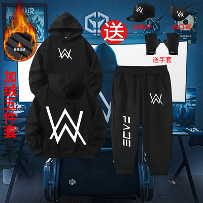 Alan Walker艾伦沃克连帽卫衣男嘉豪同款战衣秋冬季衣服外套91潮