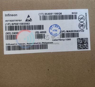 全新原装IRF7820TRPBF 封装SOP8 丝印F7820 MOS场效应管200V 3.7A