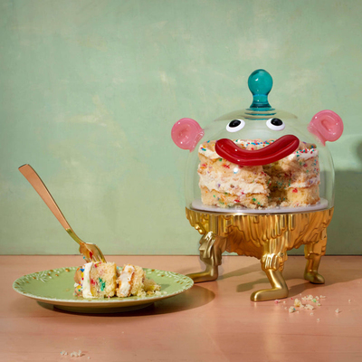 L'OBJET欧洲进口小号金色蛋糕架