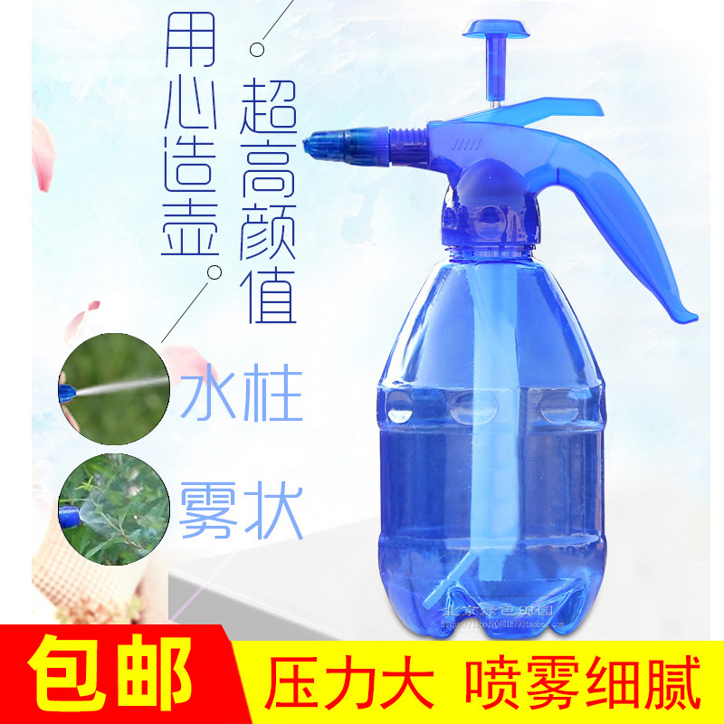 透明气压式喷雾器喷水壶浇花壶家用小型园艺淋盆栽多肉浇水瓶喷枪