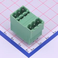 KF2EDGVH-5.08-2*3P 插拔式接线端子 板端/插座-闭口 5.08mm 排数