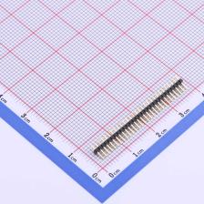 X1311WV-19J-C18D27 排针 1.27mm 1x19P 直插 方针