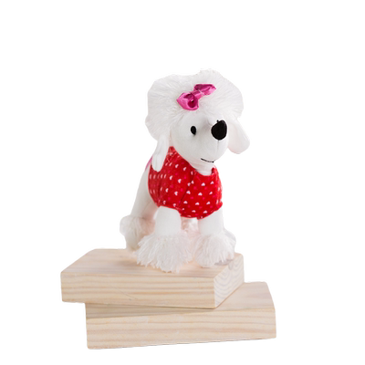 仿真贵宾犬公仔卡通儿童毛绒玩具