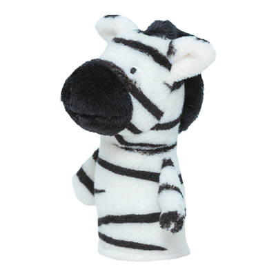 justbecause毛绒斑马动物指偶