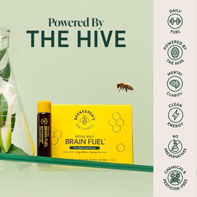 BEEKEEPER'S-脑动力记忆专注清晰液体配方生酮蜂王浆提高工作效率