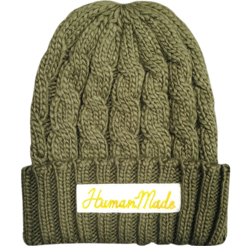 HUMAN MADE NIGO 冷帽 毛线帽 护耳针织帽 复古帽子