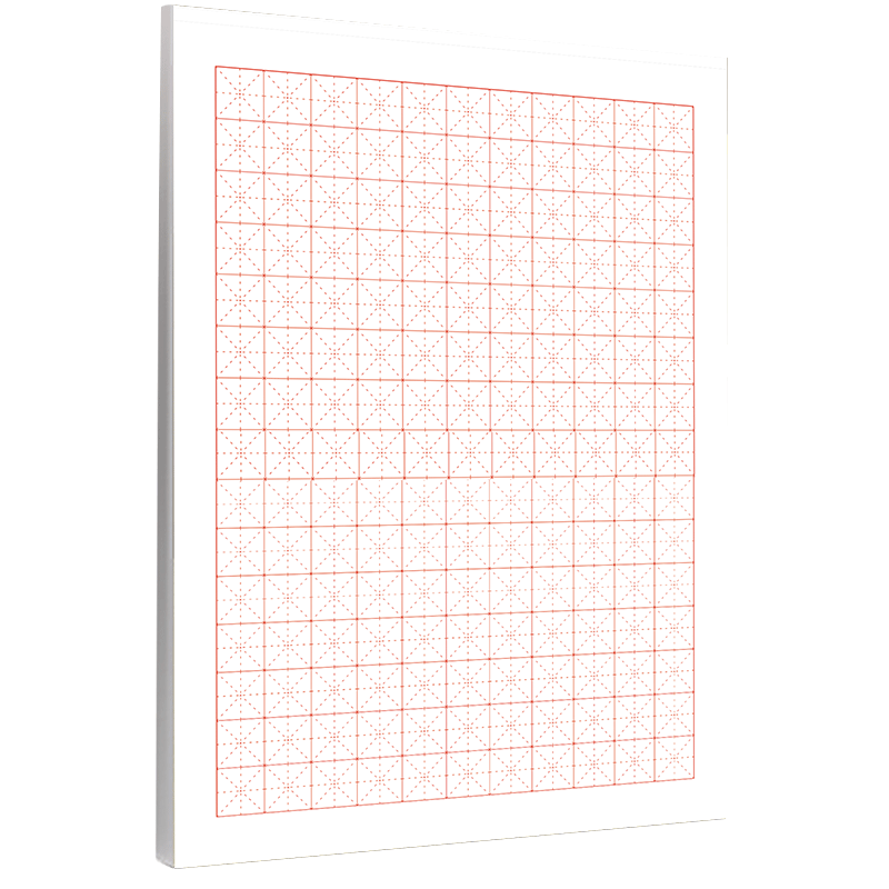 华夏万卷硬笔书法纸临摹田米字格