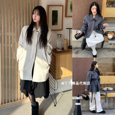 韩国代购MindBridge女士呢大衣