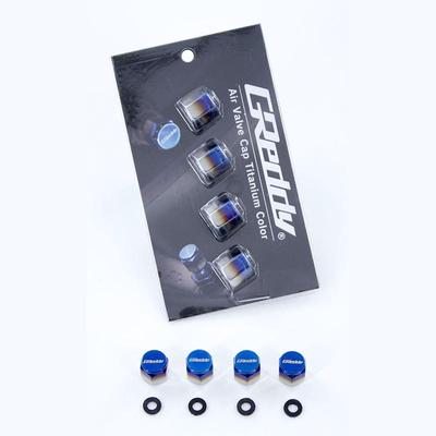GReddy 气门嘴帽改装部件钛合金烤蓝气门嘴帽通用日本进口