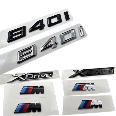 适用于宝马840i车标后标 宝马M840i字标车标尾标850i车标尾标