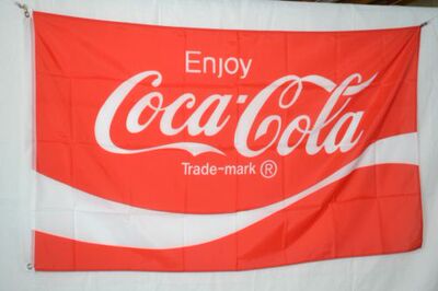 Cocacola Advertising Promotional订制MLB NHL NFL NBA旗帜大学