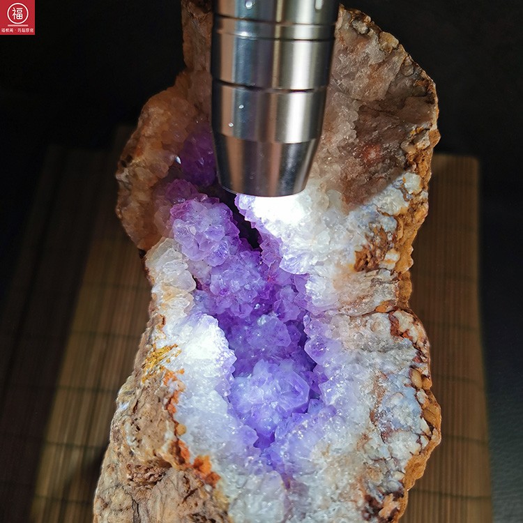 【紫晶洞摆件】玛瑙风水家具 招财吸财原石奇石收藏