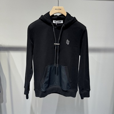 Hechter/丹尼爱特秋冬款商务休闲连帽长袖T恤HT31611吊牌990柒