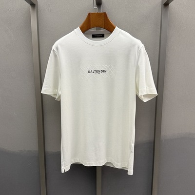 卡尔丹顿男装2025秋冬新款商务休闲T恤短袖KFDW10136RBW1专柜1080