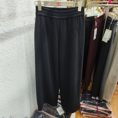 羊毛加绒加厚AEH妈妈2025松紧腰