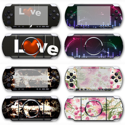 PSP 3000贴纸贴3000膜机身磨砂保护膜痛贴痛机贴保护套配件STICKE