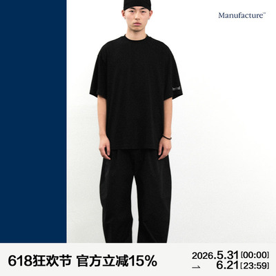 MANUFACTURE 虾线短袖T恤
