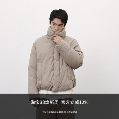 MANUFACTURE 大翻领磁吸扣羽绒夹克