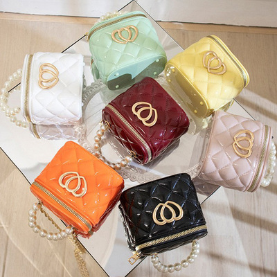 搜搜果冻包包女手机包斜挎包gift bag链条包手提包单肩包