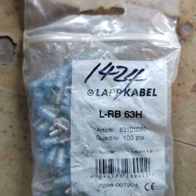 议价LAPPKABEL端子L-RB 63H，1包100个，库存未