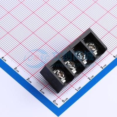 栅栏式接线端子 MXHB825-8.25-04P-BK01-Cu-S-A 插件,P=8.25mm 直