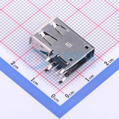 USB连接器 1-1734775-1 插件 母 4P 原装正品 电子元器件配单