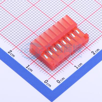 连接器 3-644042-8 P=2.54mm 1x8P IDC连接器