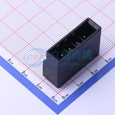 线对板针座 1-179277-2 弯插,P=5.08mm 1x4P 弯插 电子元器件配单