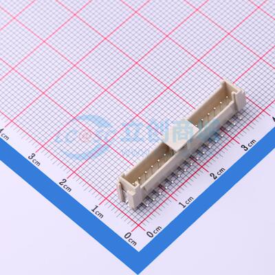 线对板针座 HX 2.0-16P LTDK SMD,P=2mm 1x16P 立贴 电子元器件
