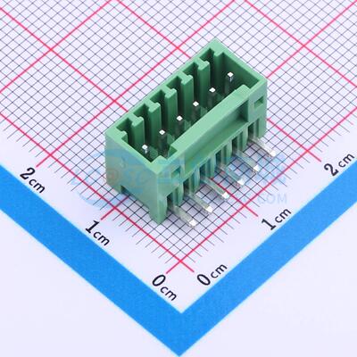 插拔式接线端子 JL15EDGRC-25406G01 弯插,P=2.54mm 1x6P 原装