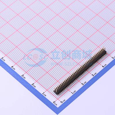 排针 X1321WVS-2x38J-C40D53 SMD,P=1.27mm 2x38P 方针 原装正品