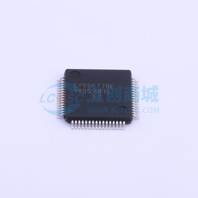 单片机(MCU/MPU/SOC) CY95F778EPMC1-G-UNE2 LQFP-64(10x10) 原装
