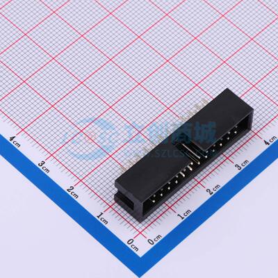 连接器 DS1013-24SSiB1-B-0 插件,P=2.54mm 2x12P 简牛座
