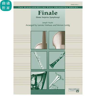 惊愕交响曲 第四乐章1级管弦乐 Surprise Symphony Finale总分谱