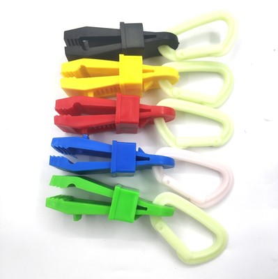 bubblescuba户外旅行防滑挂扣潜水小配件夹子荧光D扣pp夹子