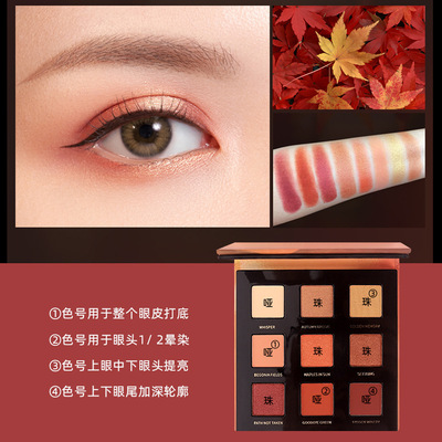 泰国TREECHADA星辰九色眼影盘