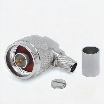 连接器N-C-JW-5 N弯公头压接50-5/LMR300等线缆L16连接器L16-JW-5