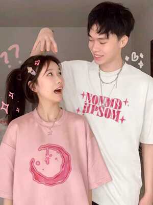 roora高级感短袖T恤不一样情侣