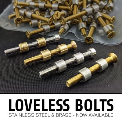 lovelessbolts对锁扣黄铜不锈钢