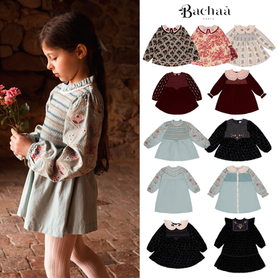 法国Bachaa女童法式连衣裙
