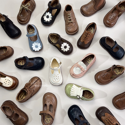 意大利EUREKA儿童手工皮鞋