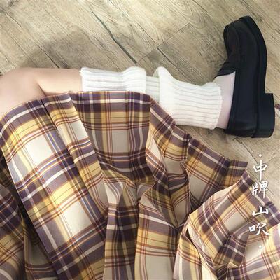 山吹日系软妹正统百褶裙jk制服