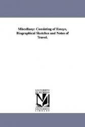 【预售】Miscellany: Consisting of Essays, Biographical