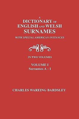 【预售】A Dictionary of English and Welsh Surnames, with