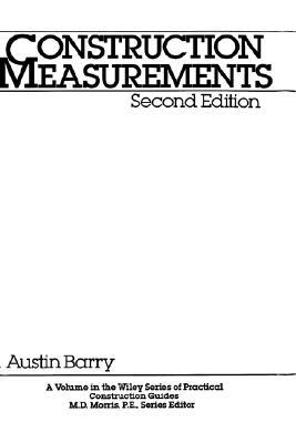 【预售】Construction Measurements, 2Nd Edition