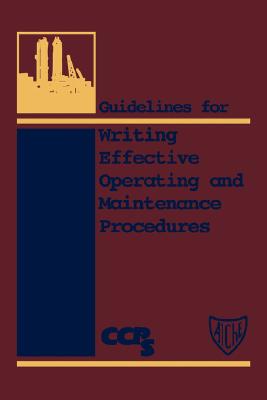 【预售】Guidelines For Writing Effective Operating And