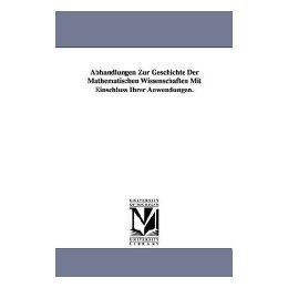 【预售】Abhandlungen Zur Geschichte Der Mathematischen