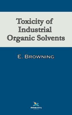 【预售】Toxicity of Industrial Organic Solvents