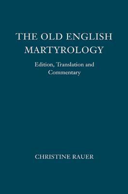 【预售】The Old English Martyrology: Edition, Translation