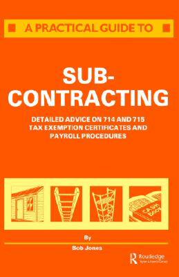 【预售】A Practical Guide to Subcontracting